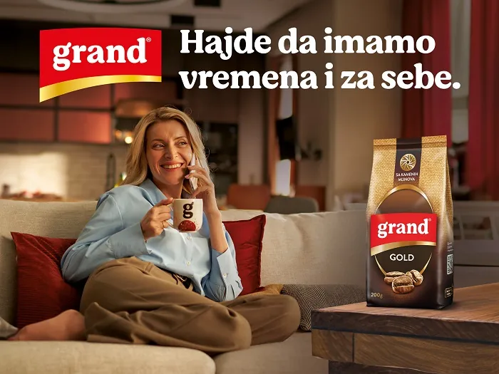 Nova kampanja Grand kafe sa Anđelkom Stević Žugić u glavnoj ulozi ...
